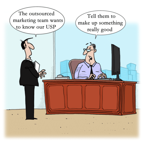 Sales And Marketing Cartoons - Sales Higher